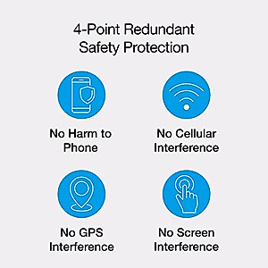 AluDisc Pro 360°-Directional Magnetic Aluminum Desk Phone Stand Tilt Swivel Rotate Angle Adjust Height 12" for All iPhone 15/14/13/12 Samsung Galaxy Note All Smartphones and Nintendo Switch (ST-520SI)