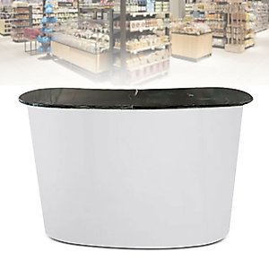 YIYIBYUS Promotion Pop Up Display Table Trade Show - Salon Reception Desk Promotion Retail, Reception Desk Illuminated Reception Area Counter Desk Receptionist Desk