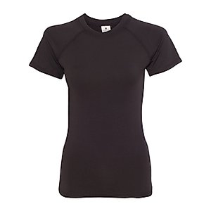 Burnside Women's 5150 Rash Guard Swim Shirt (Black, Small)