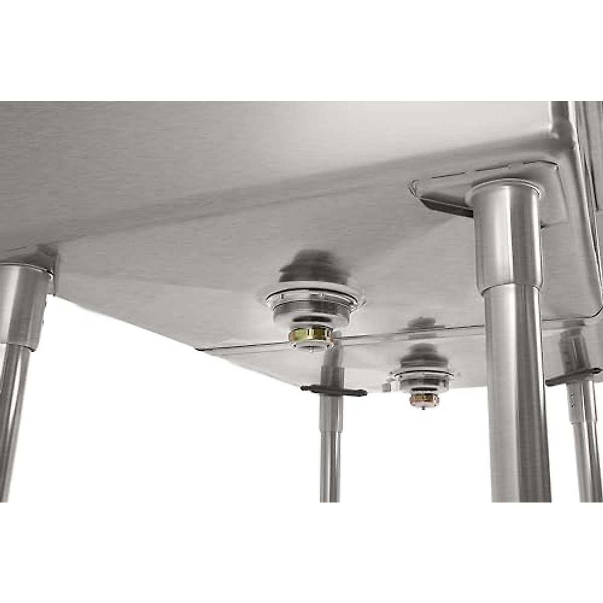 KoolMore 63 in. 18-Gauge 2-Compartment Commercial Sink with Backsplash and 24 in. Right Drainboard, Bowl dimensions 18"x24"x14" in Stainless-Steel (KM-SB182414-24R3)