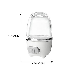 Salt Jar Salt Shaker ABS + high borosilicate glass Container Salt Salt