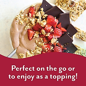 Tosi Peanut Butter & Jelly Protein Bars, Plant Based with Nuts, Gluten-Free Crunchy Snacks, Vegan, Organic, Flax & Chia Seeds, Soy-Free, Omega 3s, 7G Protein, 1 oz, 12-Pack