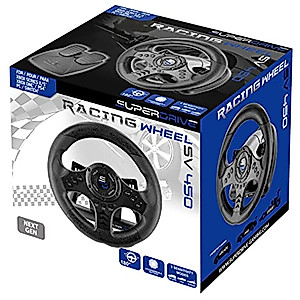Superdrive SV450 racing steering wheel with Pedals and Shifters Xbox Serie X / S, Switch, PS4, Xbox One, PS3, PC (programmable for all games)