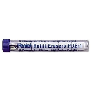 4 X Pentel Quicker Clicker Automatic Pencil pack of 5 eraser refills