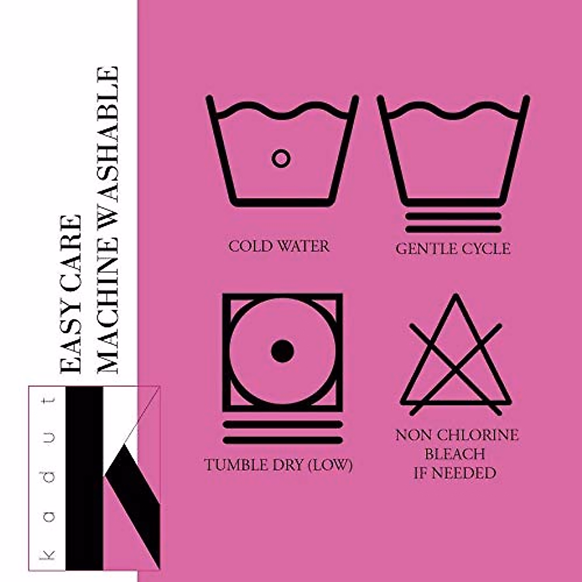 Kadut Rectangle Tablecloth (70 x 120 Inch) White Rectangular Table Cloth for 6 or 8 Foot Table | Heavy Duty | Stain Proof Table Cloth for Parties, Weddings, Kitchen, Wrinkle-Resistant Table Cover