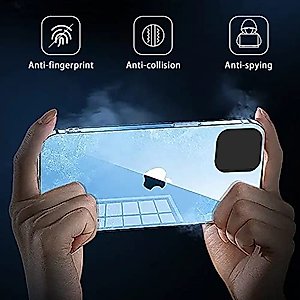 EYSOFT Privacy Cover Compatible for 13 Pro/iPhone 13 Pro Max with Front Camera Cover,Protect Privacy and Security But Not Affect Facial Recognition（2Pack）
