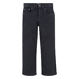 Levi's Boys' 517 Bootcut Fit Jeans, Black, 20