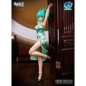 Eastern Model ATK Girl 1/12 Scale Four Symbols Series Clothes Cheongsam Set for Mecha Girl Model Figures