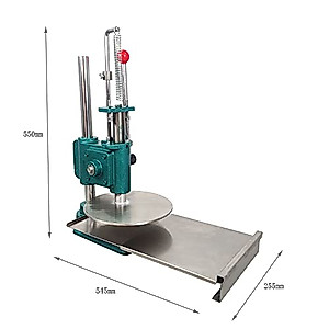 INTBUYING 9.5inch Manual Pizza Dough Pastry Press Machine Household Pizza Dough Pastry Manual Dough Sheeter Dough Pastry Presser Stainless Steel Pasta Maker Pizza Express Dough Sheeter
