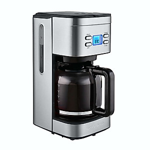 Kalorik Programmable 12 Cup Coffee Maker, Stainless Steel