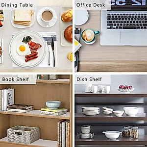 Bikoplmn Shelf Liners for Kitchen Cabinets and Drawers, Non Adhesive Anti Slip Fridge Mats, Food Grade Refrigerator Liner,2 Packs