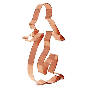 Pretty Mermaid Copper Cookie Cutter