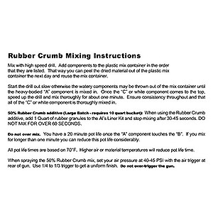 Al's Liner Black Rubber Crumb Granular Additive for Truck Bed Liners and Floor Coatings - 1 Quart - Adds Extra Grip, Texture and Non-Skid Properties (ALS-RC)