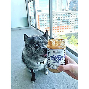 Bark Bistro Company, Superberry Snoot, 100% Natural Dog Peanut Butter, Healthy Peanut Butter Dog Treats, Stuff in Toy, Dog Pill Pocket, Made in USA (17oz jar)