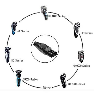 Super Power Supply® AC/DC Adapter Charger Cord for Philips Norelco Aquatec AT810 AT810/41 AT814 AT814/41 AT815 AT815/41 AT830 AT830/41 AT875 Electric Shaver/Razor Replacement Wall Barrel Plug
