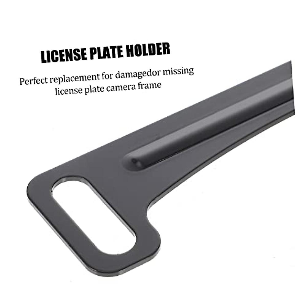 Milisten License Plate Mount 2pcs Mirror License Dash Backup Metal Bracket for Rearview Cam Accessory Automotive View Camera Mount Car Plate Rear Accessories Holder Reverse Dash Cam Mount