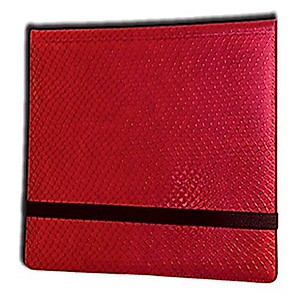 Legion 12 Pocket Binder 3x4 Dragonhide Red