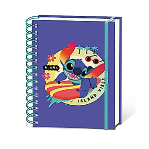 Pyramid International Disney Lilo and Stitch Wiro Notebook (Acid Pops Design) A5 Writing Book and Journal, Lilo and Stitch Gifts for Girls, Boys, Women and Men - Official Merchandise