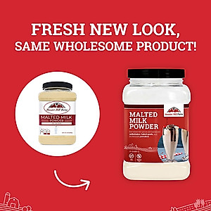 Hoosier Hill Farm Old-Fashioned Malted Milk Powder, 1.5LB (Pack of 1)