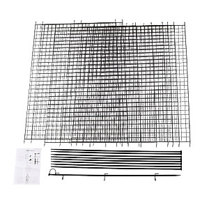 8PCS Steel Fence Panel Garden Border Landscape Edging Yard Fencing Decor 43"x31" for Lawn, Garden, Vegetable Garden