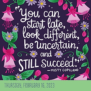 Today Is Going to Be a Great Day! Page-A-Day Calendar 2023: 365 Days of Words to Inspire and Art to Keep