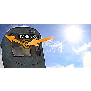 Manito Melange Infant Carseat Weather Shield (Black)