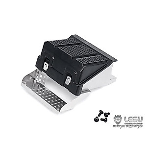 TOUCAN RC HOBBY LESU Metal Battery Box W/Plate for 1/14 DIY RC Tractor Truck Dumper Car
