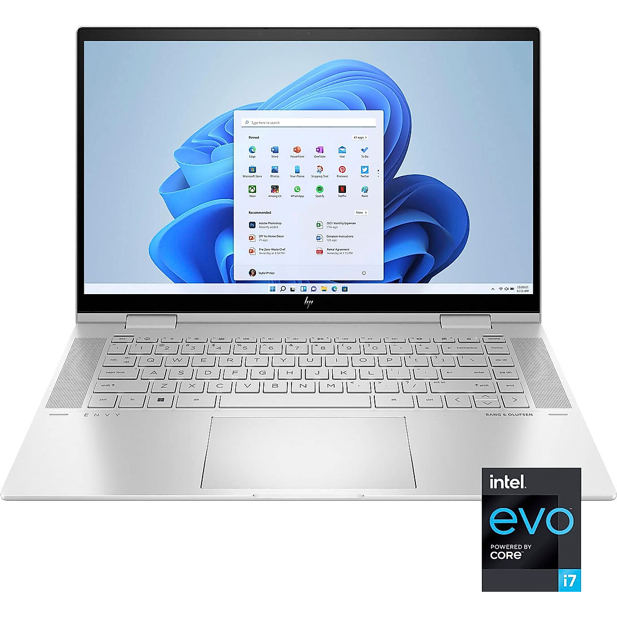 HP 2022 Newest Envy X360 2-in-1 Laptop, 15.6" Full HD Touchscreen, 12th Gen Intel Core i7-1255U 10-Core Processor, 64GB RAM, 1TB SSD, Backlit Keyboard, HDMI, Windows 11 Home, Stylus Pen Included