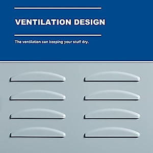 Fesbos Metal Lockers for Employees Steel Storage Locker with 2 Doors for Office School Gym Metal Storage Cabinets for Home, Office, Gym, School