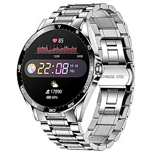 SIEMORL Smartwatch for Men for Android and iOS Phones,Fitness Tracker IP67 Waterproof Smartwatch with Heart Rate Sleep Monitor,Activity Tracker Pedometer Message Notification Call Smartwatch