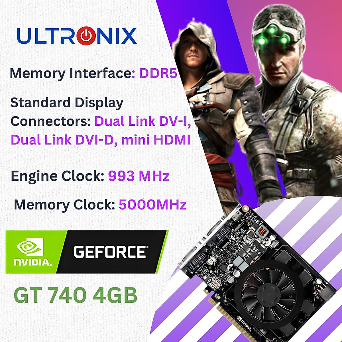 Dell Gaming PC OptiPlex Tower Desktop Computer - Intel Core i7 6 Gen (3.40 GHz), GeForce GT 740 4gb GDDR5-16GB RAM - 512 GB SSD, Ultronix Keyboard, Mouse, Mousepad, Headset Windows 10 Pro (Renewed)