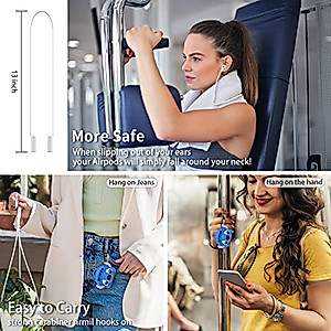 Cute Case for Airpods Pro, 6 in 1 Silicone Backpack Airpods Pro Charging case Accessories Cover,3D Fashion Funny Cartoon Shoulder Bag Protective Design Skin for Girls Women Teens with Keychain