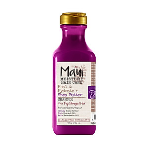 Maui Moisture Shea Butter Shampoo, Hair Mask & Leave-In Conditioner Treatment for Deep Nourishment and Healing Hydration