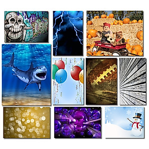 EZbackgrounds' Complete All-in-One Digital Backgrounds Package on USB Flash Drive Memory Stick for Professional Photographers and Hobbyists