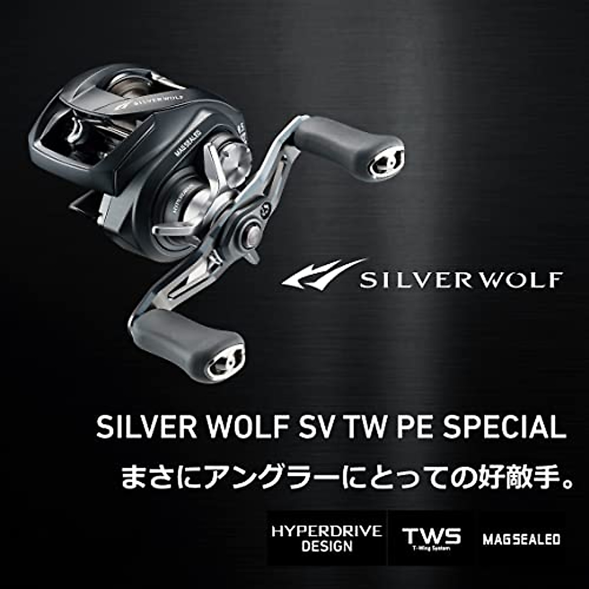Daiwa Bait Reel 22, Silver Wolf SV TW 1000XH, PE Special (2022 Model)
