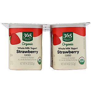 365 by Whole Foods Market, Yogurt Strawberry 6Pk Organic, 24 Ounce