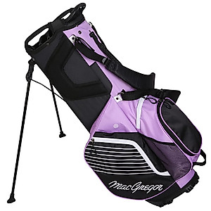 MacGregor Golf Ladies VIP 14 Divider Stand Carry Bag with Full Length Dividers Lilac/Black