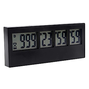Dsxnklnd 999 Days Countdown Clock LCD Digital Screen Kitchen Timer Event Reminder for Wedding Retirement Lab Kitchen