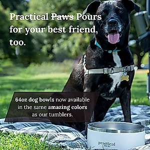 Practical Pours 40 oz Tumbler with Handle and Straw Lid | Reusable Stainless Steel Water Bottle Travel Mug Cupholder Friendly | Mother's Day Gifts for Women Men Him Her | Lavender Purple, 40oz