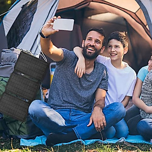 FlexSolar 15W Small Solar Panel Charger USB-A Max 5V 3A Output ETFE Lightweight Foldable Portable Powerfilm Energy IP67 Waterproof Emergency Camping Hiking Backpacking for cell phones Fans Flashlights