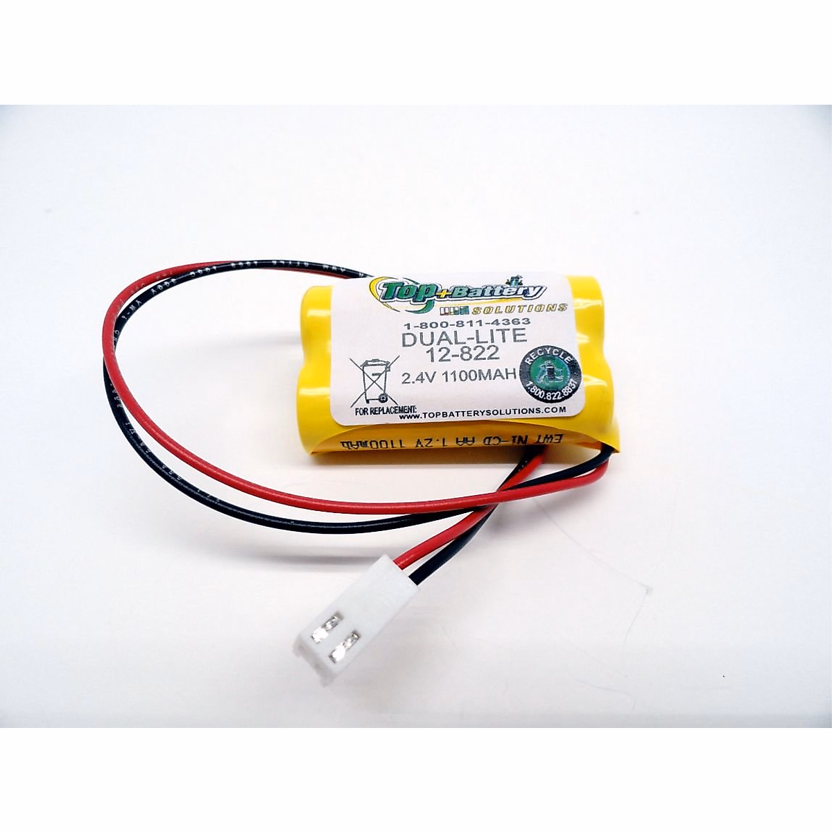 12PC Dual-Lite 12-822,012-0822,12-822E Replacement Battery