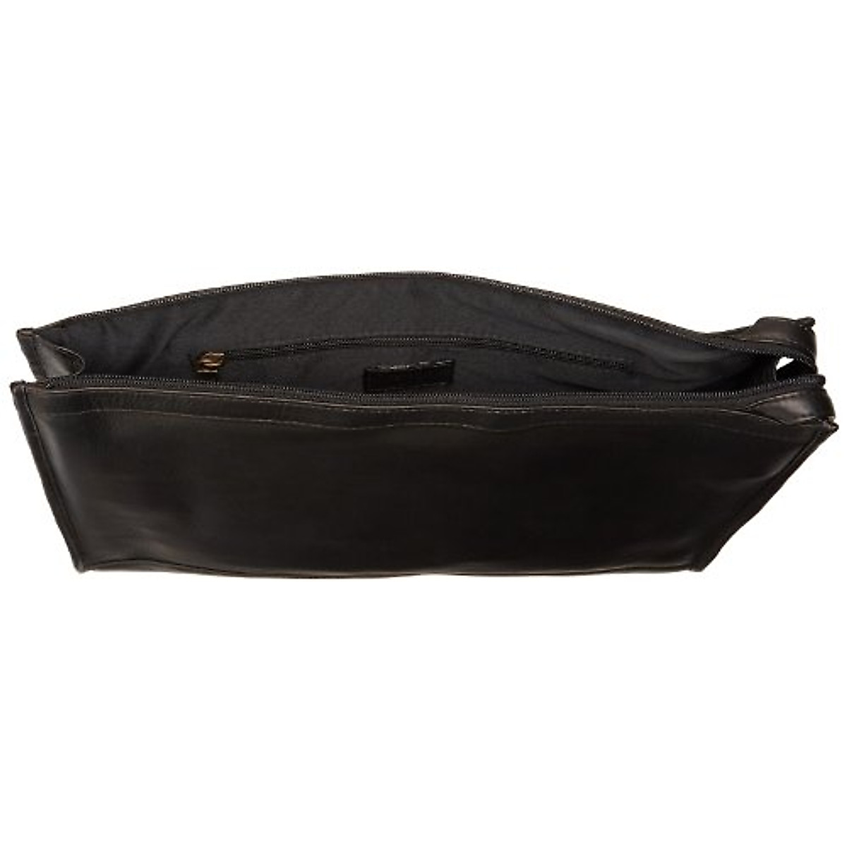 Claire Chase Zippered Folio Pouch, Black, One Size