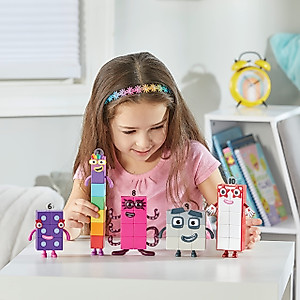 hand2mind Numberblocks Friends Six to Ten, Action Figure Set, Toy Figures, Small Figurines for Kids, Counting Blocks, Numbers for Toddlers, Math Toys, Kids Birthday Gifts, Easter Basket Stuffers