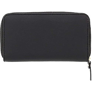 SUN-STAR FLat Pencil Case Compact, Cosmetic Makeup Pouch, Lay Flat Pen, Black