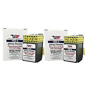 2-Pack | PB 793-5 Fluorescent Ink Cartridge Replacement for: SendPro 300, C200, C300, C400, C425 - DM Series P700, DM100, DM100i, DM125i, DM150i, DM175i, DM200L, DM225 Postage Meters