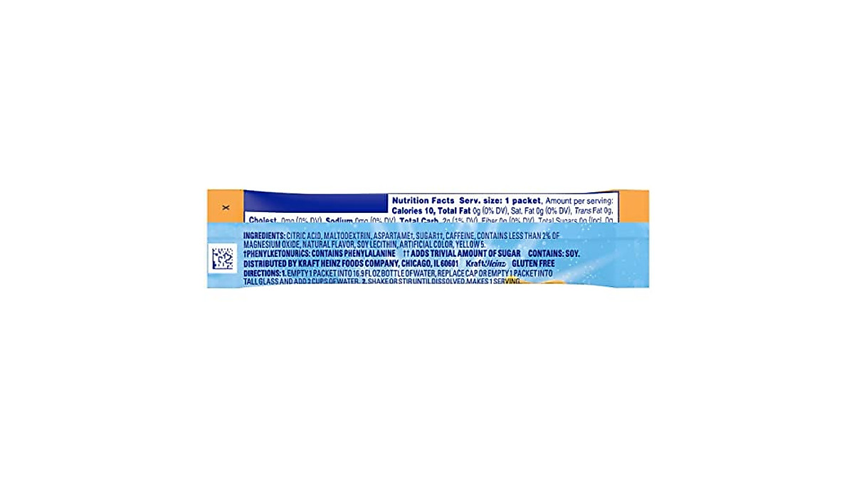 Crystal Light Sugar-Free Energy Citrus On-The-Go Powdered Drink Mix 10 ...