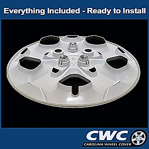 Premium Replica Hubcap, Replacement for Ford Fusion 2010-2012, 17-inch Wheel Cover (1-Piece)