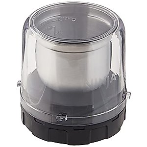 Ninja XSKGRINDER Foodi Coffee and Spice Grinder, Pulverize Through Tough Spices, 12-Tbsp. Capacity, Stainless Steel and Black