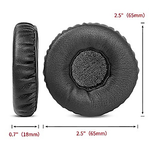 YunYiYi Ear Cushion Replacement Compatible with Sol Republic Tracks HD V8/V10/Republic 1430-00/02/03 Tracks Air Headphones Earpads Cover (Black 1)
