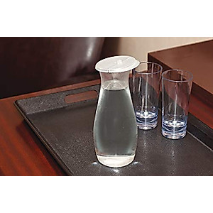 Carlisle FoodService Products 7090007 Cascata Carafe Juice Jar Beverage Decanter Only, Plastic, .25 L, Clear, 1 Count (Pack of 1)